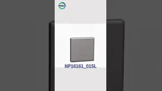 Schneider NP16161_01SL Unica KNX 2-Key Intelligent Push Button Smoke Grey Metallic