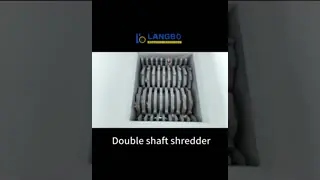 How to test a double shaft shredder? #machine