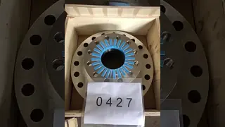 Big Stainless Steel flanges #plumbingfittings #pipelining #machine #pipeing