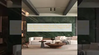 Luxury Marble Look Porcelain Tile Durable Large Format 1200x2700