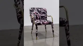 Luxury Italian Copper Dining Chair for Modern Homes