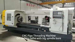 CNC Pipe threading lathe machine for oil pipe