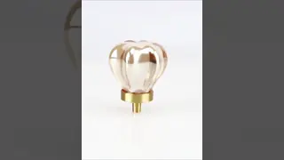 European style single hole cabinet handle, gold drawer wardrobe door handle, simple pigeon egg trans