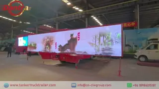 Dongfeng 4x2 P4 LED Billboard Truck Showcase | Mobile Advertising & Stage Truck Display