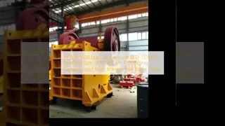 PE800 1100 Jaw Crusher High Output Stone Crushing Solution