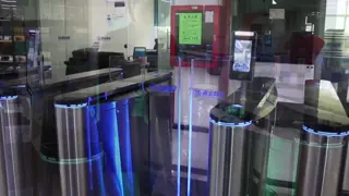 A602 Buildings Hotel Smart Access Control High Security Sliding Gate for Pedestrian