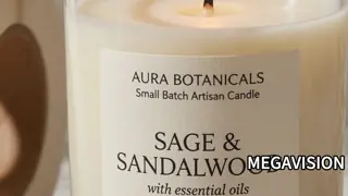 candle label white texture paper
