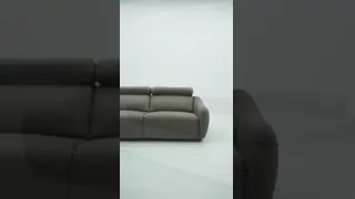 Modern Recliner Sofa with High Density Foam Cushion Support