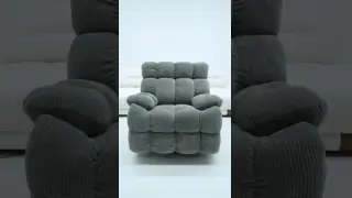 Modern Electric Recliner Sofa Cloud Like Comfort