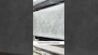 Faux Marble Architectural Film | Matt Stone Pattern PVC Wall Wrap