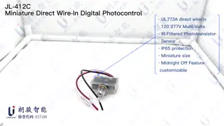 Micro Advanced Version Miniature Direct Wire In Digital Photocontrol Adjustable Lux Threshold