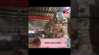 hydraulic metal baler for steel scrap