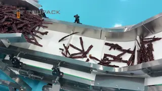 Automatic Beef Jerky Can Filling Machine | High-Precision Multihead Weighing Solution