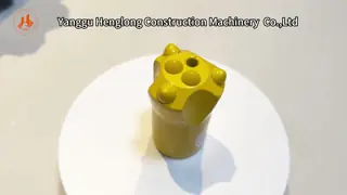 11° Taper 38mm 5 Teeth Button Bit with Spring Controlled Ball Teeth for Rock Drilling