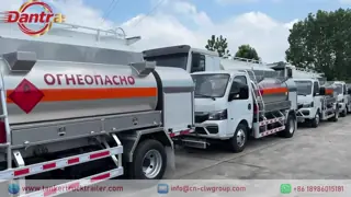 Dongfeng Small Fuel Tank Truck Exported to Mongolia | Mobile Refueling Truck Delivery Showcase