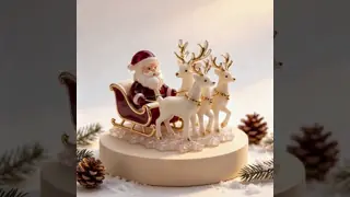 Christmas Mini Decor Ornaments | Xmas Tabletop Gift Figurines Collection