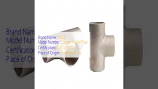 70 30 CuNi Reducing Tee Corrosion Resistant Pipe Fitting