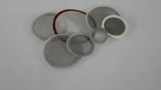 Round Mesh Filter Screen with Rubber Edge Seal for Filtration