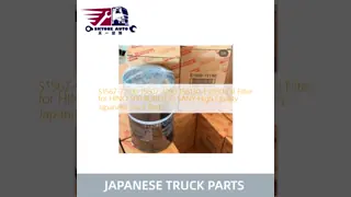 High Quality Oil Filter for Hino Kobelco and Sany Trucks