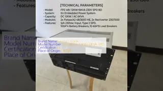 Eltek Rectiverter 12KW DC 6KVA AC Power System