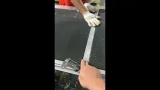 Aluminum Honeycomb Door producting 1