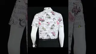 Custom Men's Printed Golf T-Shirt Moisture Wicking Quick Dry UV Cool Sport Tee