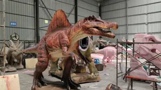 Realistic 6m Animatronic Spinosaurus Dinosaur Model