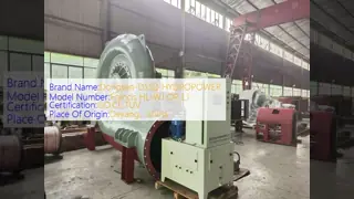High Efficiency Francis Turbine Generator for Hydropower