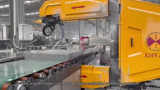 Vertical CNC Diamond Wire Saw Machine for 3D Stone Profiling & Block Cutting