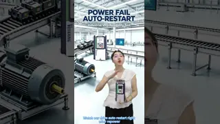 Power loss run automatically in general VFD