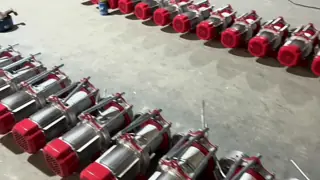Red color aluminum shell electric winch