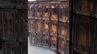 Luxury Solid Wood Entryway Cabinet Custom Designer Storage