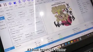 Fast Professional 2*head A3 DTF Printer for Custom Apparel
