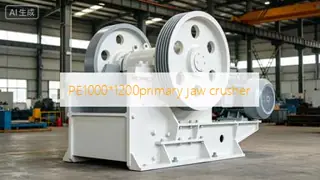 PE1000 1200 Jaw Crusher High Efficiency Primary Crushing