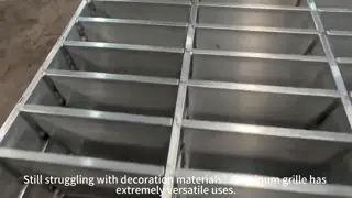 High Quality Aluminum Bar Grating For Airport Flooring