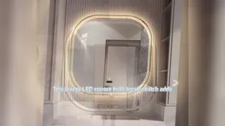 Modern LED Mirror Cabinet for Smart Bathroom Storage