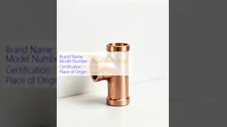 Cupro Nickel 90 10 Equal Tee Corrosion Proof Pipe Fitting