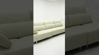 Modern Dual Motor Recliner Sofa Space Saving Luxury