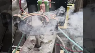 disc brake induction heating for hardening