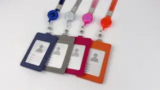 Floral ID Badge Holder Set with Retractable Reel