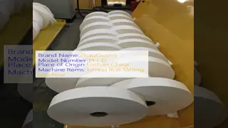 High Speed Jumbo Roll Slitting Rewinder 800m min