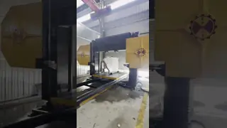 Foamed ceramic diamond wire saw machine