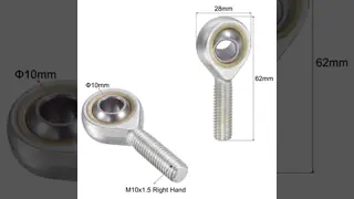 High precision 5-35 mm bore size combination rod end bearing designed for heavy duty applications