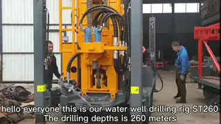 ST260 Industrial Borehole Drilling Machine for Water Wells