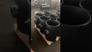 Carbon Steel Tee #plumbingfittings #pipelining #pipeing