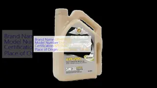 Best GTL Full Synthetic Engine Oil for Turbocharged GDI