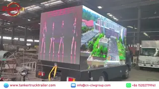 High Quality Mobile LED Billboard Truck | 3-Sided Digital Advertising Truck