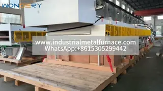 Continuous Gas-Fired Roller-Driven Mesh Belt Heat Treatment Furnace for Fasteners