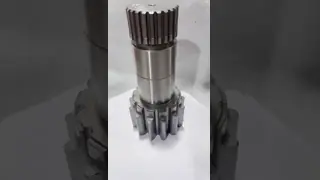 R60-7 Excavator Machinery Parts Vertical Spline Shaft 225H Length 13*24 Teeth