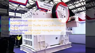 Heavy Duty Single Toggle Jaw Crusher for Hard Rock Crushing